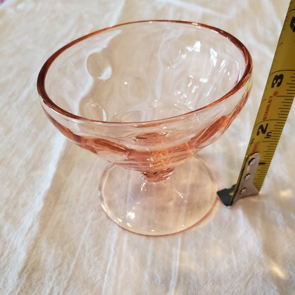 Dining | Popeye Olive Pink Footed Sherbet | Poshmark